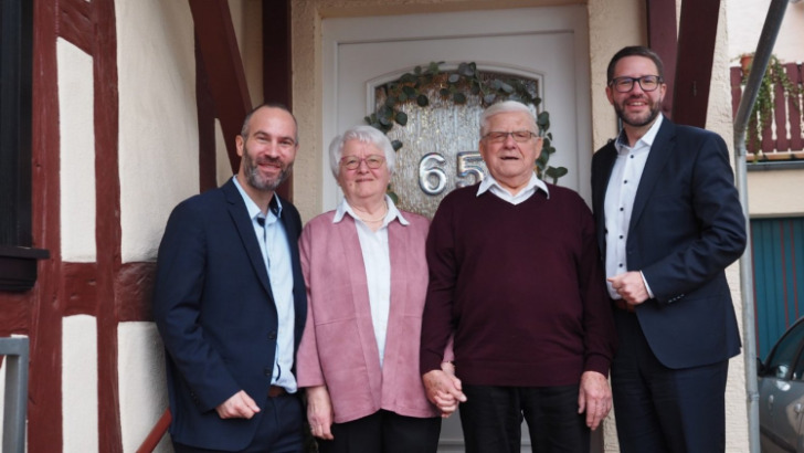 Eiserne Hochzeit gefeiert: Liesel und Heinrich Reichhold aus Nidderau